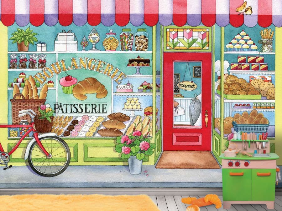 Bakery Shop Wallpaper | About Murals Canada