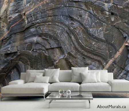 Canadian Shield Swirl Wall Mural | About Murals Canada