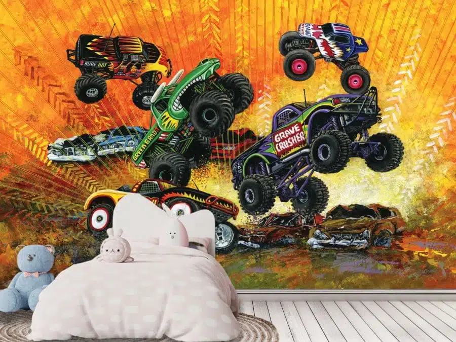 Monster Truck Mural