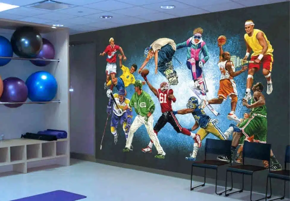 Sports Unlimited Wall Mural | About Murals Canada