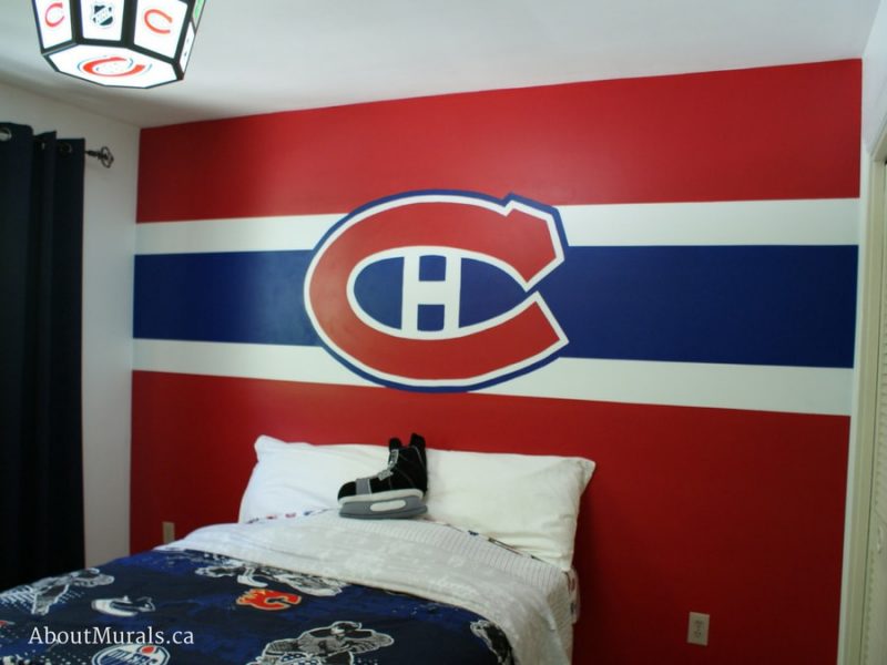 Montreal Canadiens Mural | Painted in Stoney Creek, ON | About Murals
