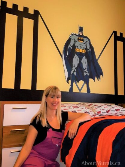 Batman Wall Mural | Hand-Painted in Hamilton, ON | About Murals