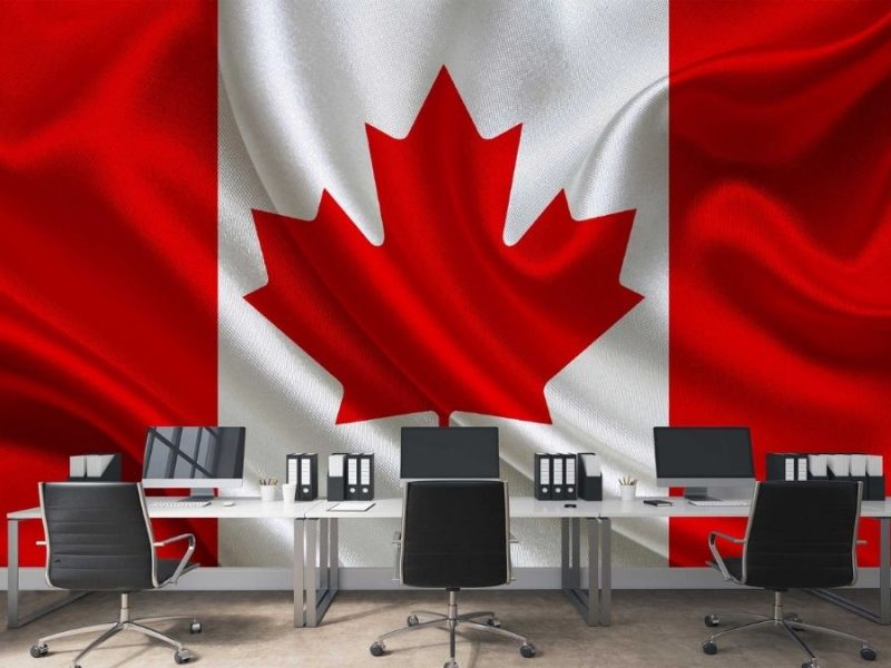 Canadian Flag Wallpaper | About Murals Canada