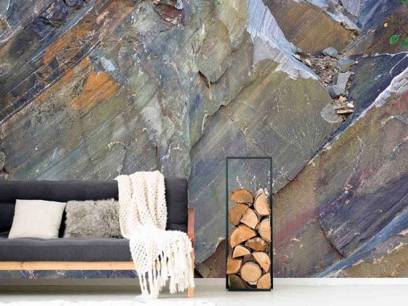 Rock Texture Wallpaper | Realistic Design for Walls | About Murals