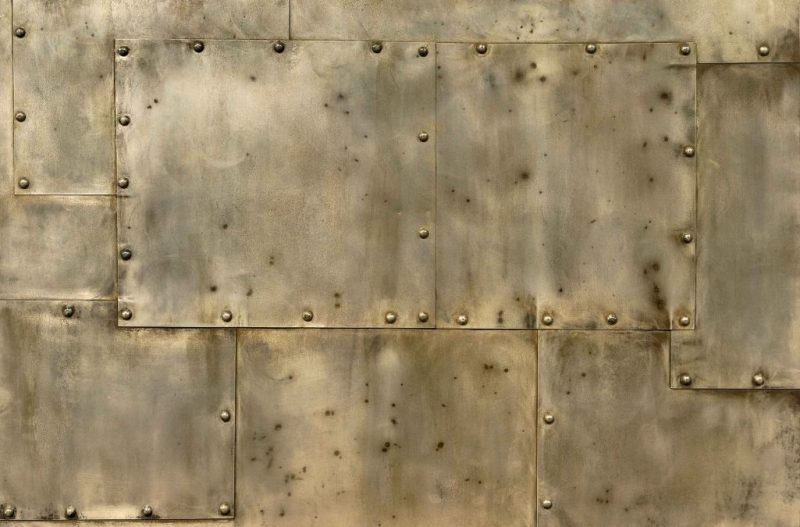 Sheet Metal Wallpaper | About Murals Canada
