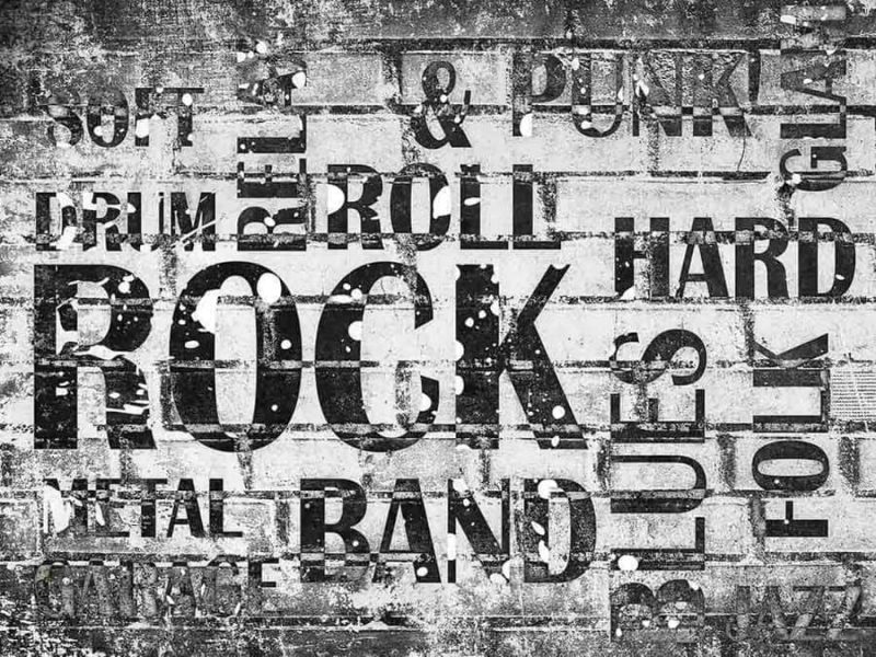 Music Words Wallpaper | About Murals