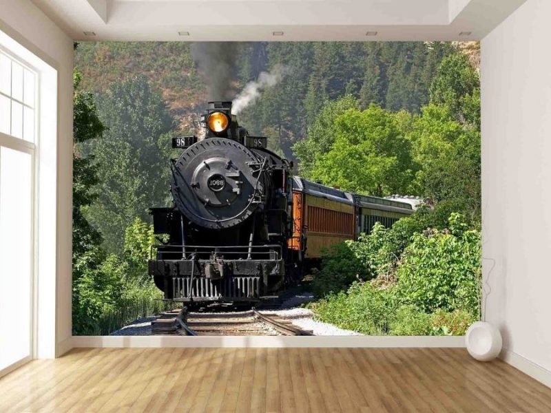 Train Wallpaper | About Murals Canada