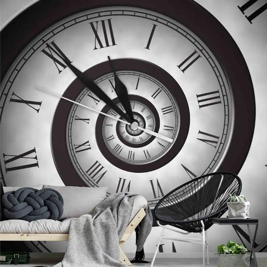 Clock Wallpaper | About Murals Canada