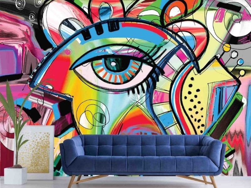 Face Art Wallpaper | About Murals