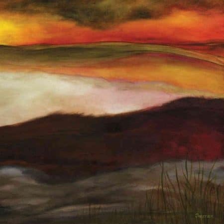 Abstract Sunset Wallpaper | About Murals Canada